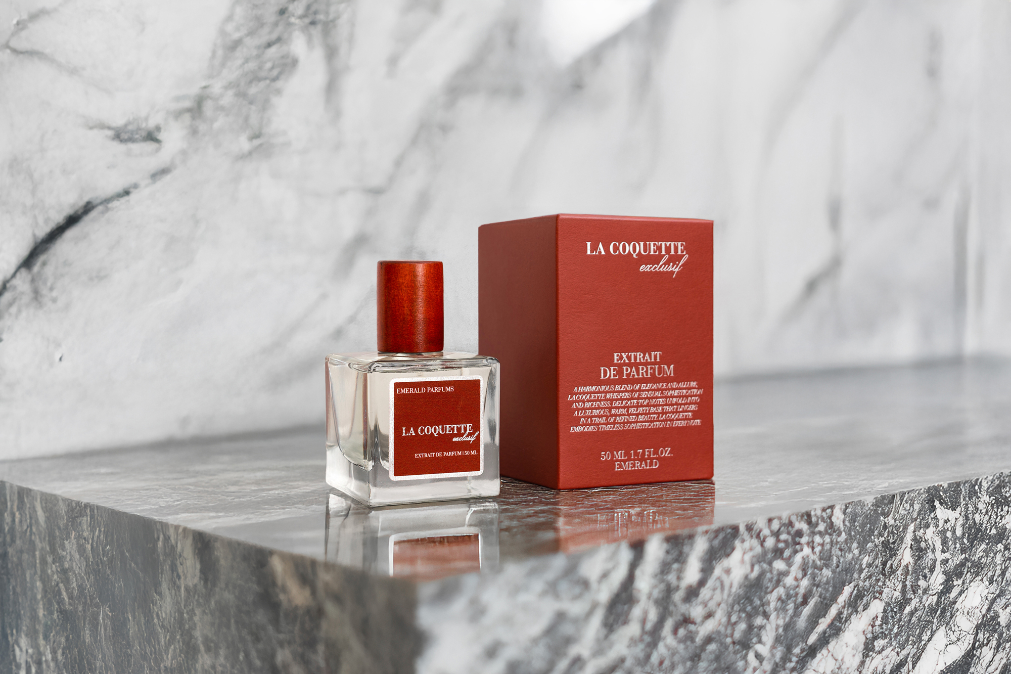 EMERALD PARFUMS La Coquette extrait de parfum, 50ml - Emerald Parfums
